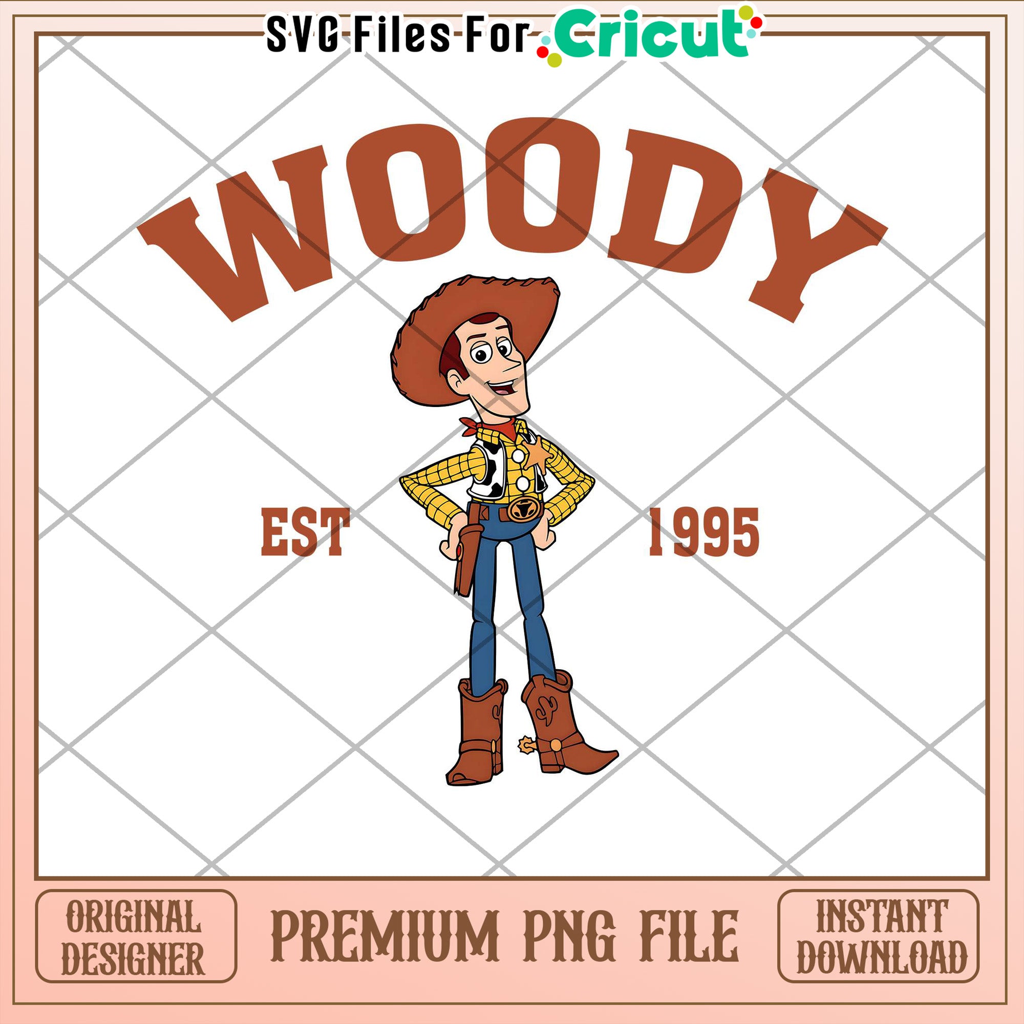Woody PNG Sublimation Design 1995 – svg files for cricut