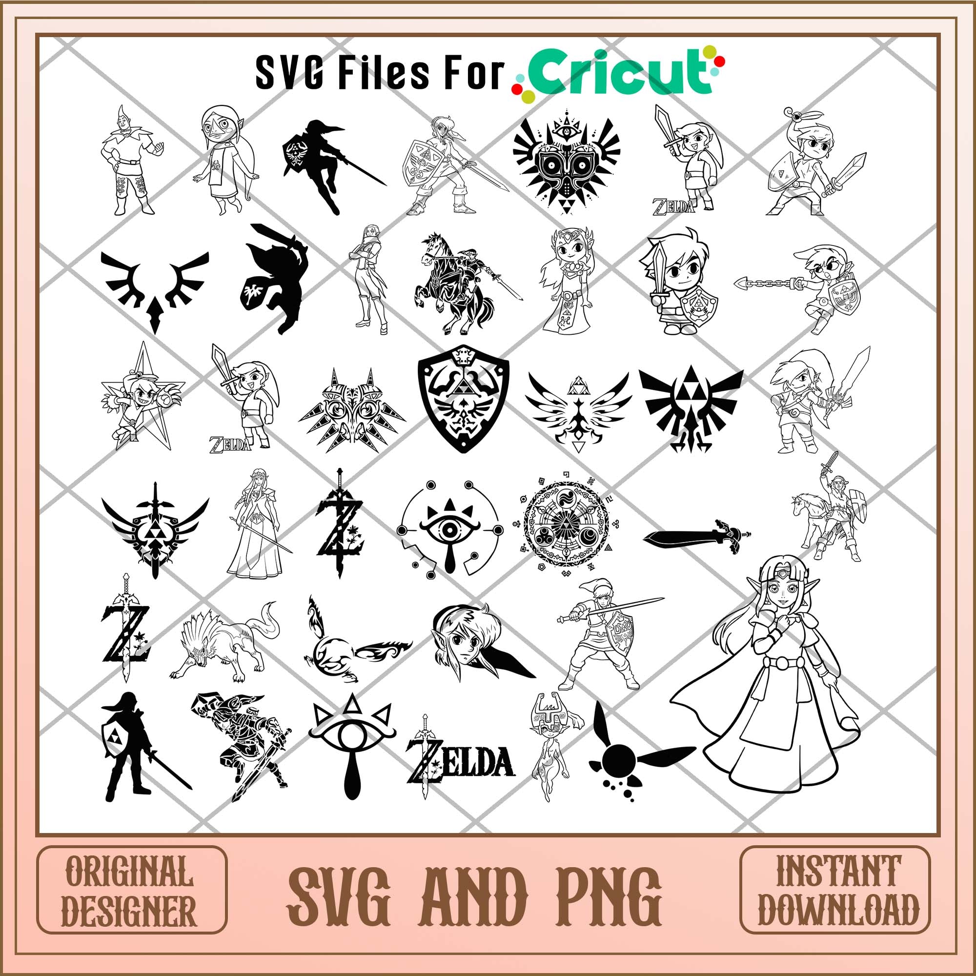 Zelda svg bundle, Zelda Game friends svg bundle - Svgfileforcricut ...