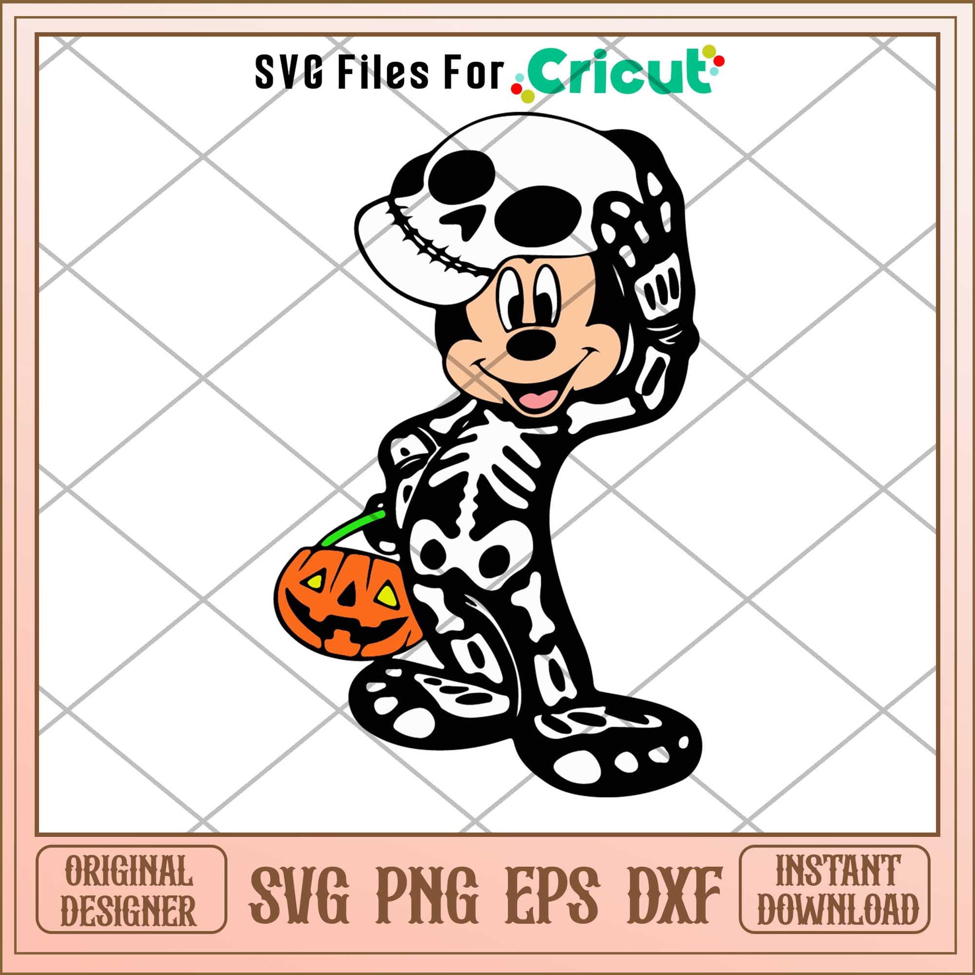 mickey Skeleton Costume Halloween svg, disney characters svg, digital ...