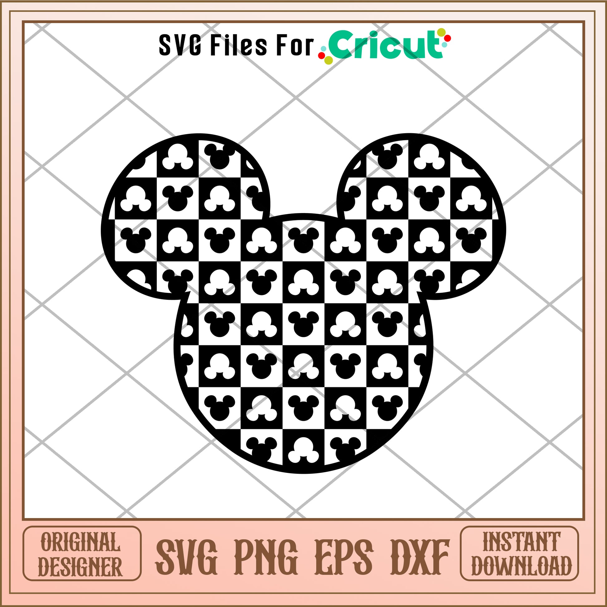 Disney mickey head SVG digital design – svg files for cricut
