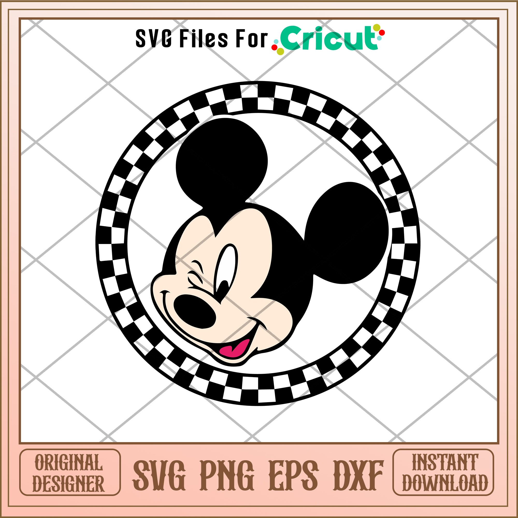 Disney Mickey circle SVG design – svg files for cricut