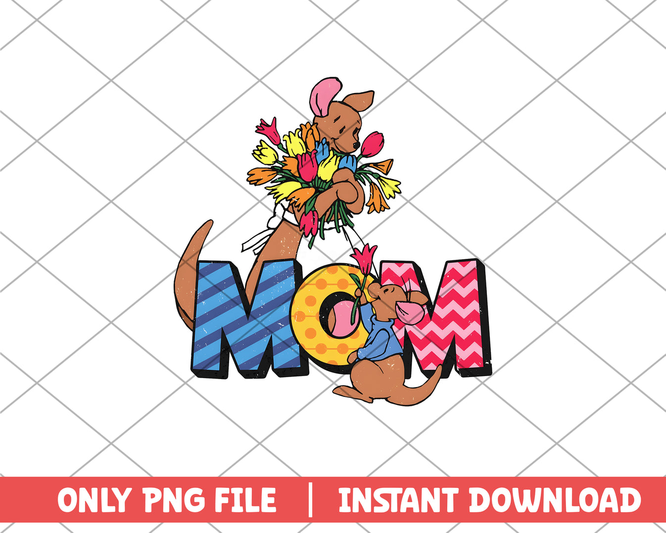 Mom disney roo png, cartoon png – svg files for cricut