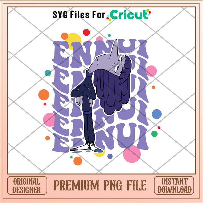 Inside out 2 ennui png – svg files for cricut