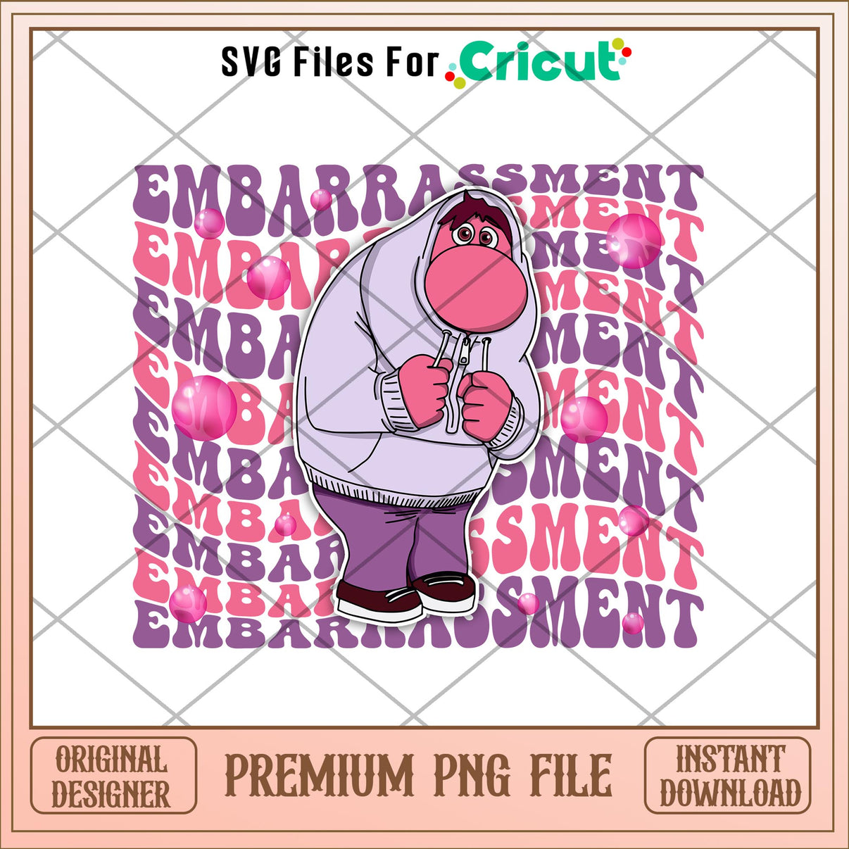 Embarrassment Inside out 2 png – svg files for cricut