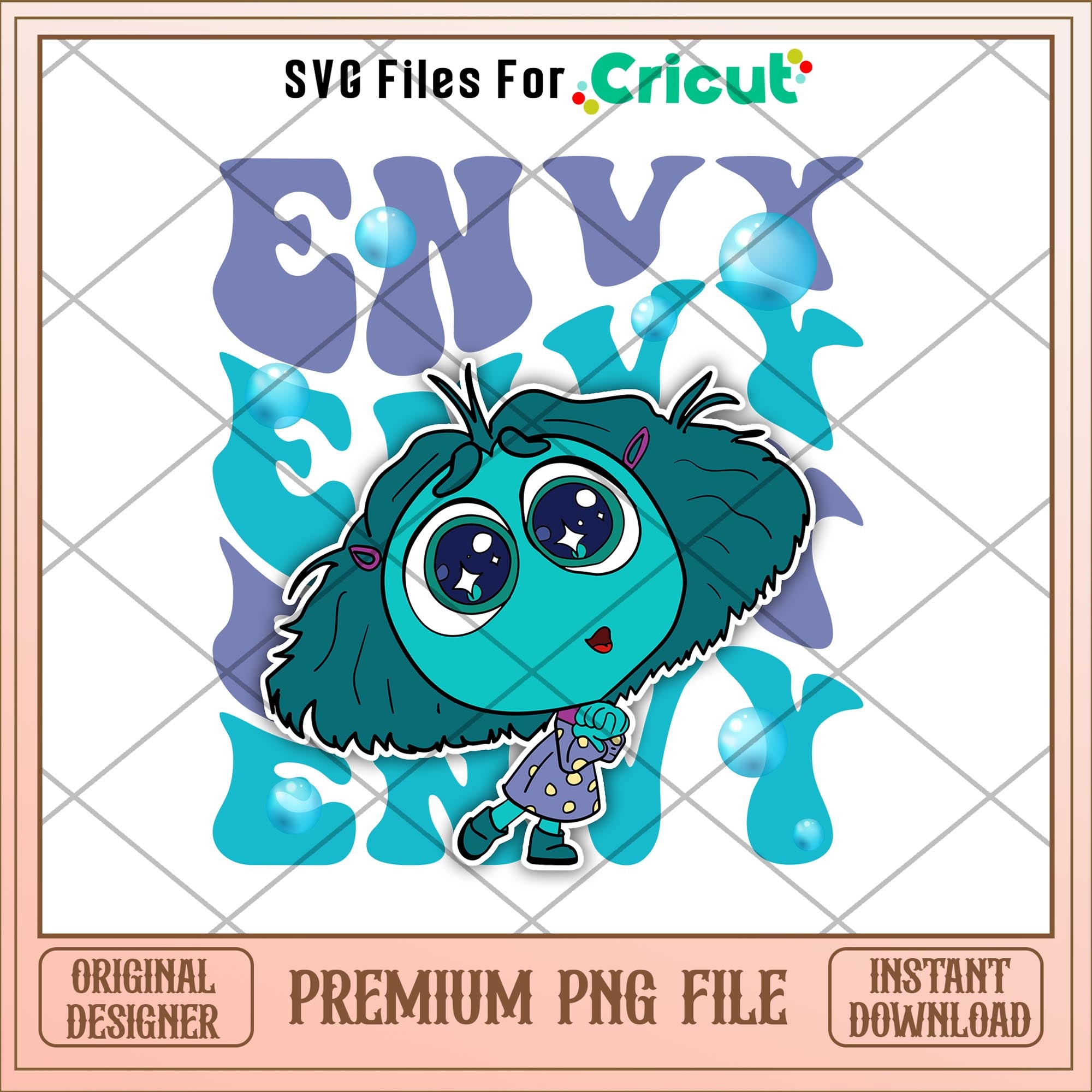 Envy emotion Inside out 2 png – svg files for cricut