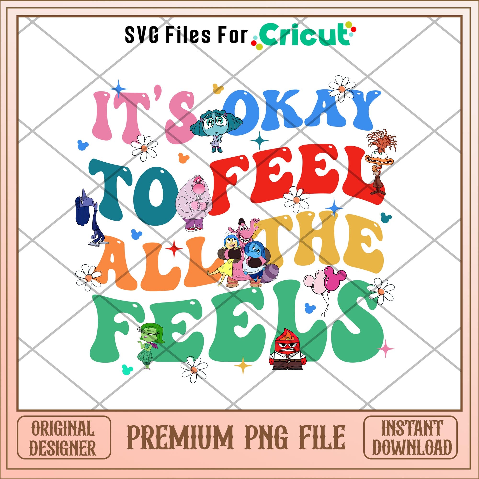 Inside out all the emotions png – svg files for cricut
