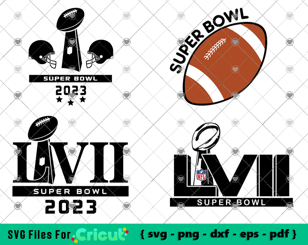 Super Bowl 2023 SVG Bundle, superbowl SVG, Super Bowl Logo, Super Bowl ...